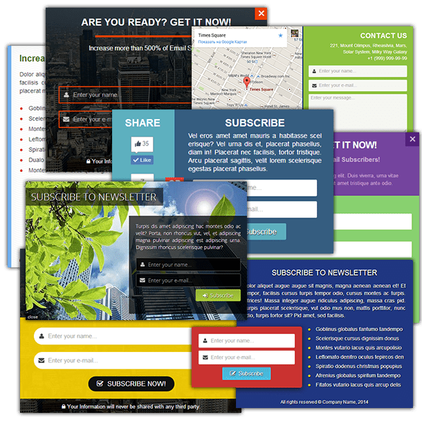 Layered Popups aka Green Popups - WordPress Developers Club